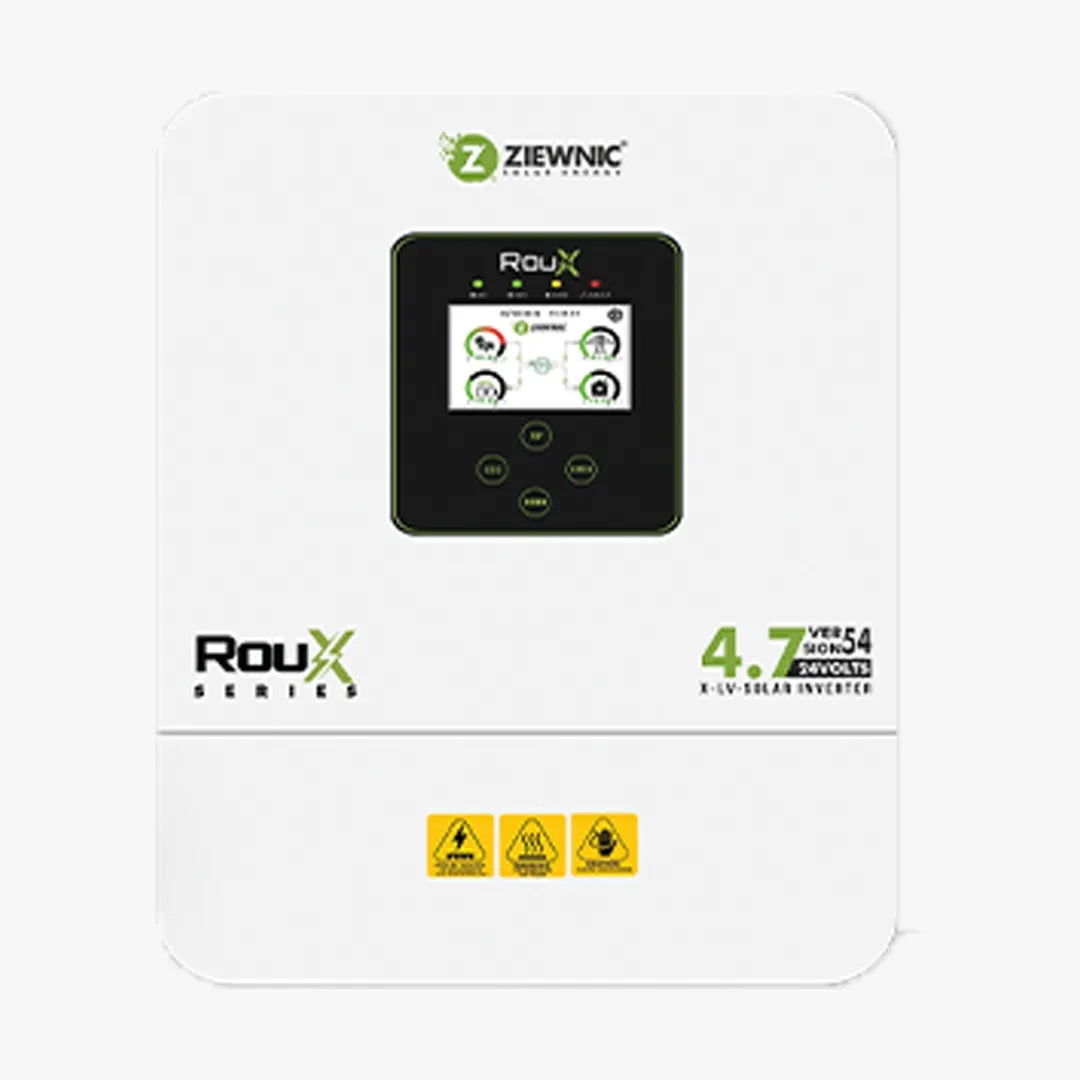 ZIEWNIC Roux PV7000 4.7kV X-LV Hybrid Solar Inverter – IP54 | Version – ShahrukhSolarHouse