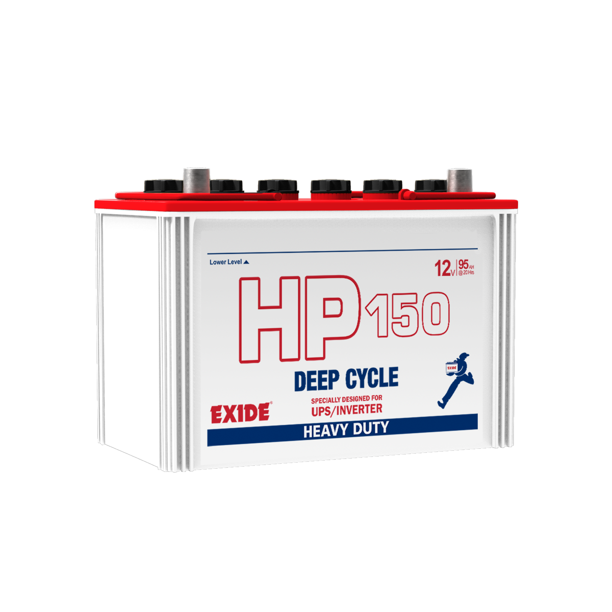 EXIDE HP150 Deep Cycle Lead Acid UPS & Solar Battery Without Acid 6 Mo ...