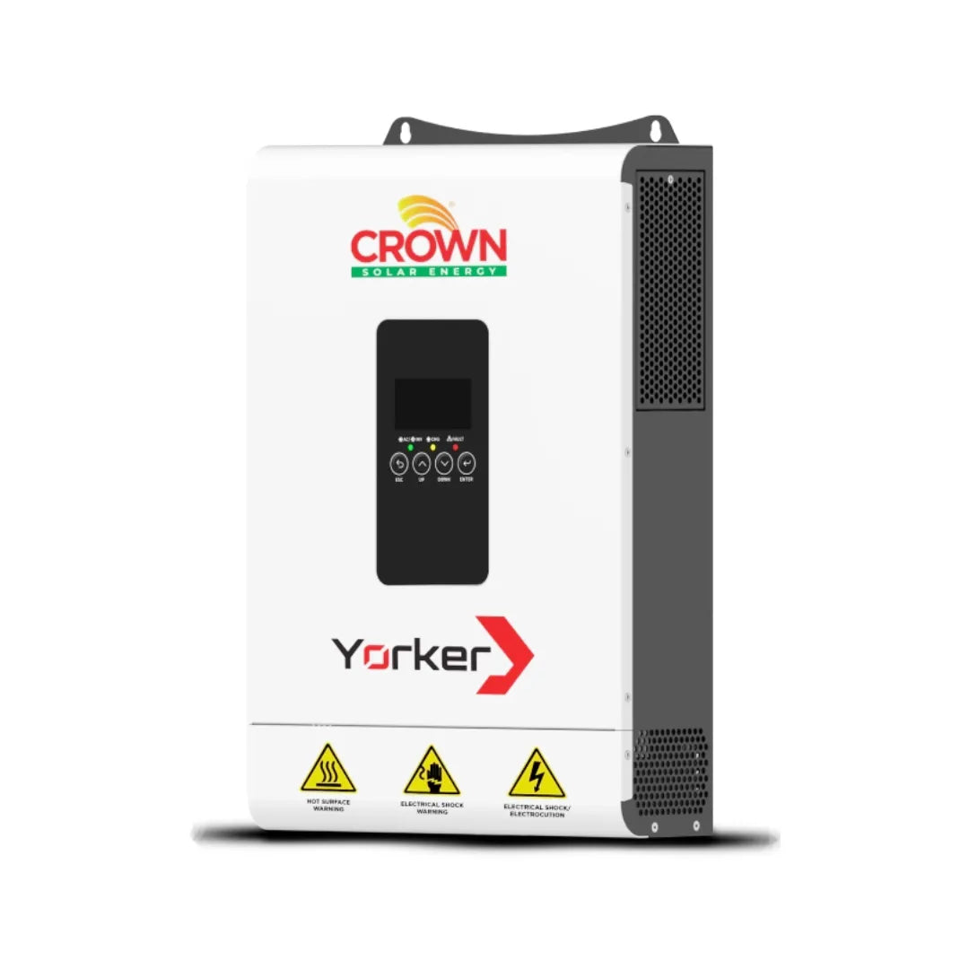 Crown 5kW Yorker Hybrid Solar Inverter – High Efficiency & Smart Power ...