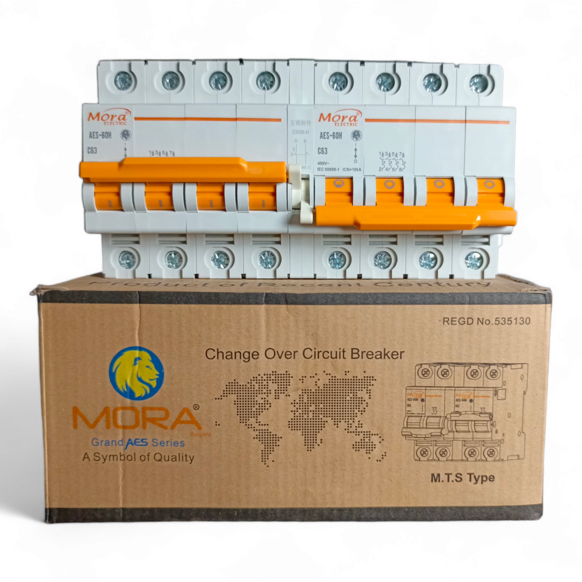 Mora AC 4P+4P 63A MTS Dual power Manual transfer switch Circuit breake ...