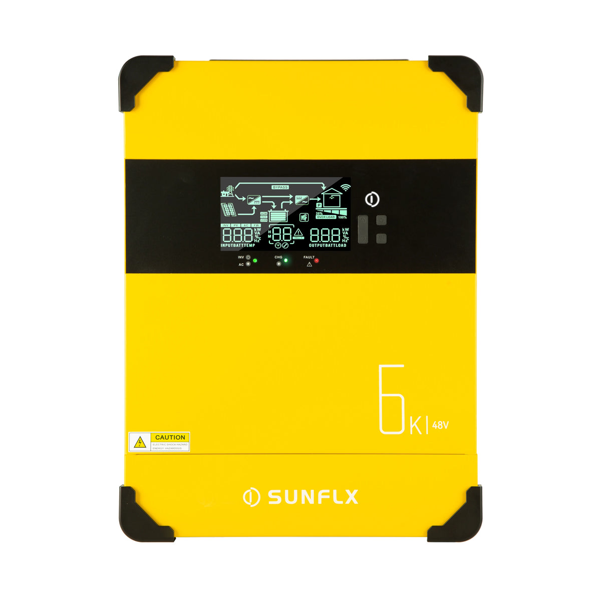Sunflx SF‑6000 SE 6000W Off‑Grid Solar Inverter with MPPT 48V Pure Sin – ShahrukhSolarHouse